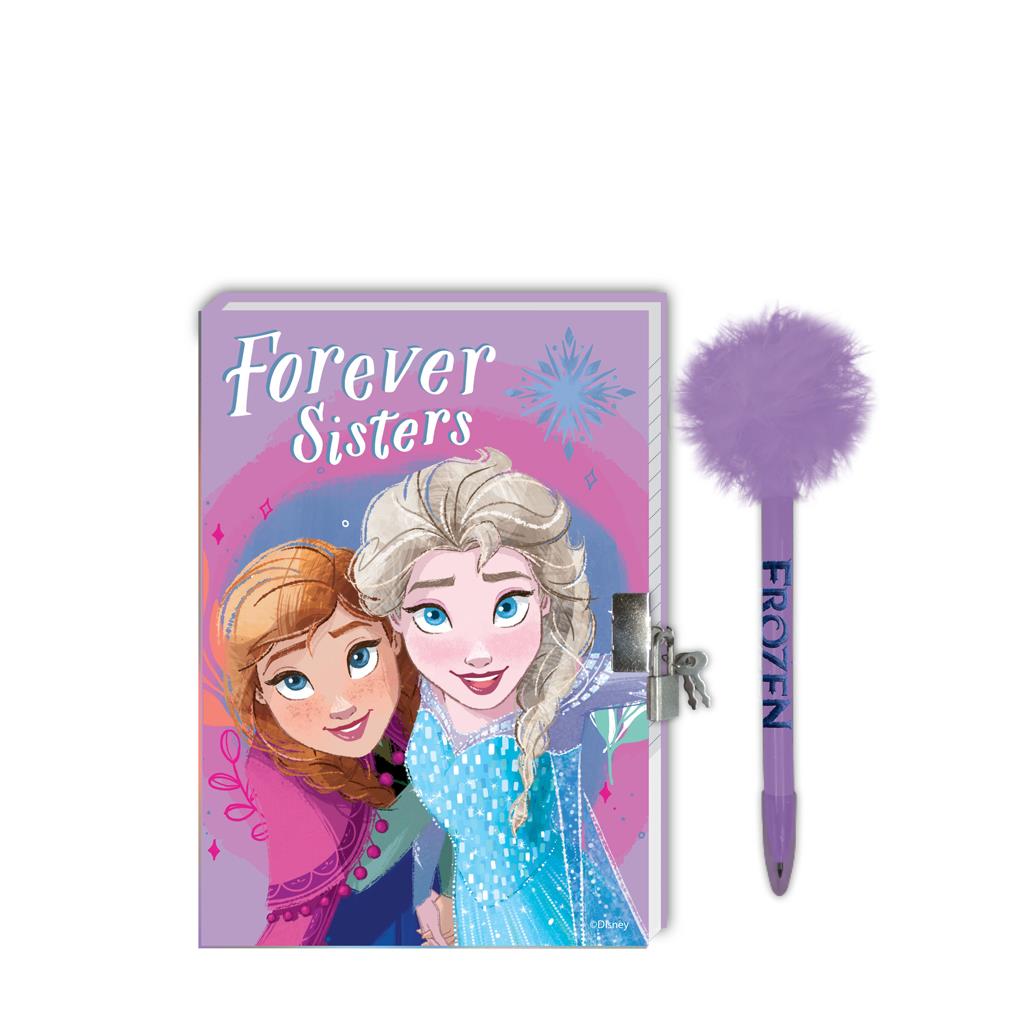 ΗΜΕΡΟΛΟΓΙΟ ΜΕ ΚΛΕΙΔΑΡΙΑ ΚΑΙ ΣΤΥΛΟ ΜΕ POM POM FROZEN 2 – Colorful
