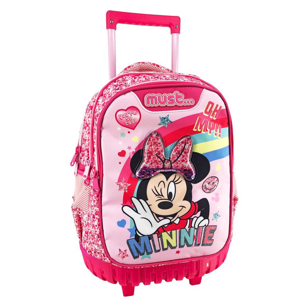 Σχολική Τσάντα Τρόλεϊ Δημοτικού Disney Minnie Mouse Oh My Minnie – Colorful