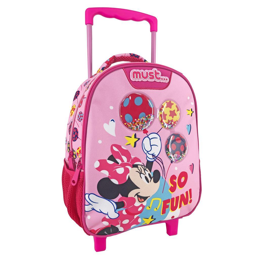 ΣΧΟΛΙΚΗ ΤΣΑΝΤΑ ΤΡΟΛΕΪ ΝΗΠΙΟΥ DISNEY MINNIE MOUSE SO FUN – Colorful