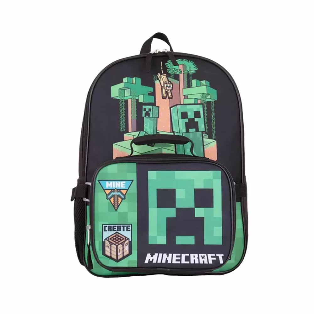 Τσάντα Πλάτης Παιδικό Σετ MINECRAFT – Colorful