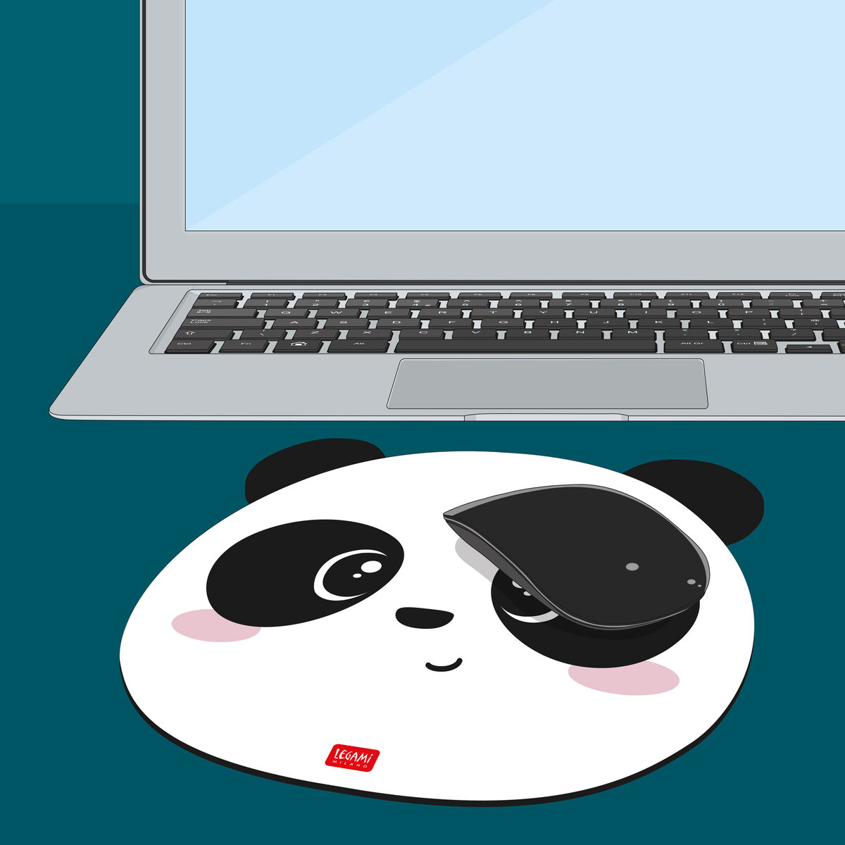 Mousepad – Panda – Colorful